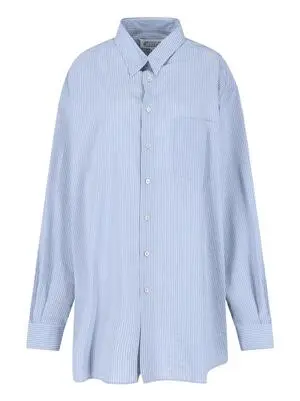 Seafarer Striped Shirt - Light Blue