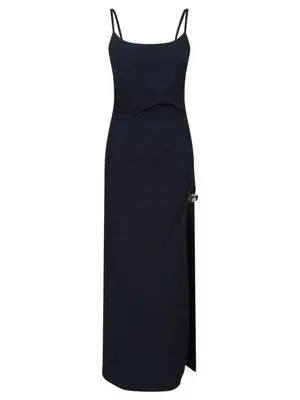 Coperni Garter Maxi Dress - Black