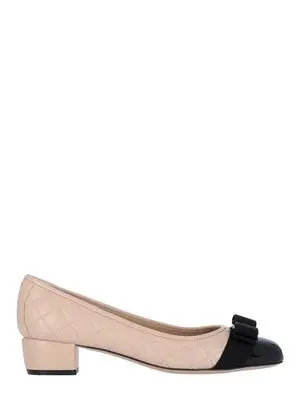 FERRAGAMO Vara Bow Pump Décollet - Black