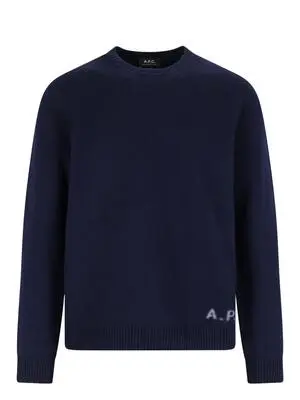 Sibel Saral Merino Wool Sweater Blue