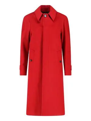 Balenciaga Cashmere Coat - Red