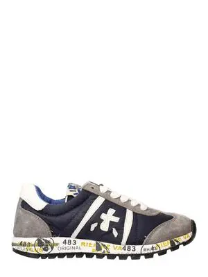PREMIATA WILL BE Leather And Fabric Sneaker - Blue
