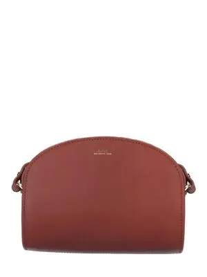 A.p.c. Demi-lune Mini Bag - Brown