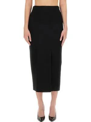 Moschino Midi Skirt - Black