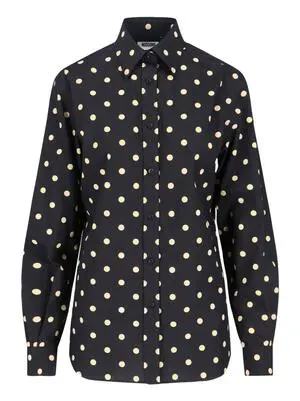 MOSCHINO Polka Dot Cotton Shirt