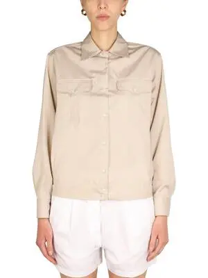 Aspesi Poplin Shirt - Beige