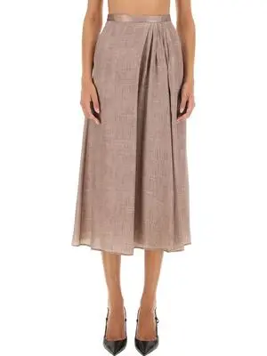 Kiton Midi Skirt - Pink