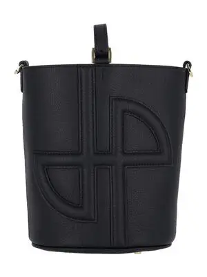 PATOU Jp' Small Bucket Bag - Black