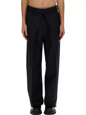 Givenchy Wide Leg Pants - Blue