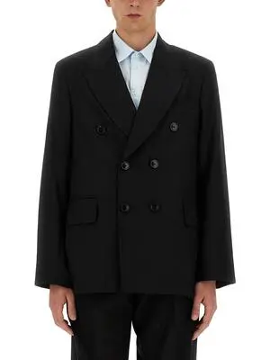 Our Legacy Double-breasted Wool Jacket - Black