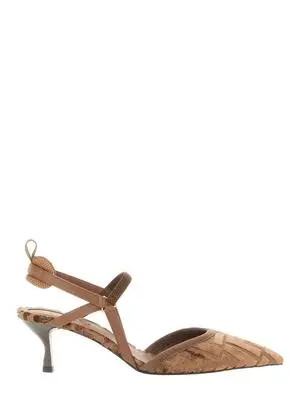 Fendi Slingback Heel - Brown