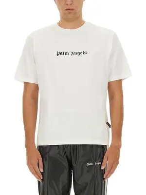 Palm Angels T-shirt With Logo - White