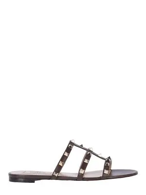 VALENTINO Rockstud Leather Sandals