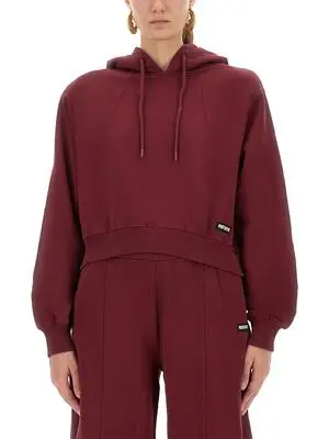 Remain Birger Christensen Terry Back' Hoodie - Bordeaux