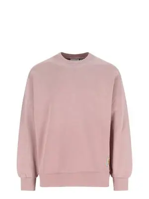 Carhartt Work In Progress Hudson Crew Neck Sweatshirt - Pink