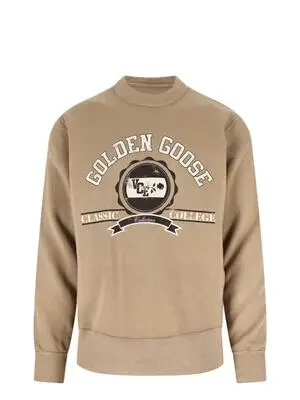 C.P. COMPANY Logo Sweatshirt Beige