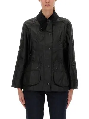 Barbour Waxed Jacket Beandell - Black