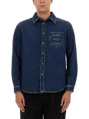 Moschino Same Old Chic'" Shirt - Denim