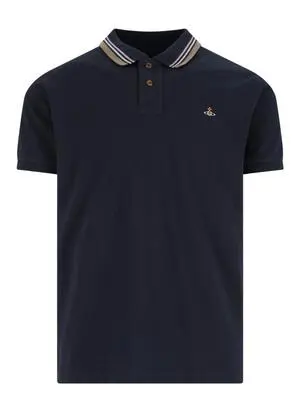 VIVIENNE WESTWOOD Polo "orb - Blue