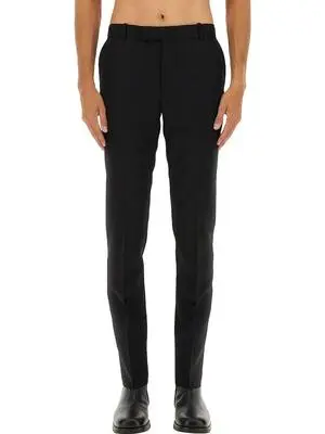 Alexander McQueen Wool Trousers - Black