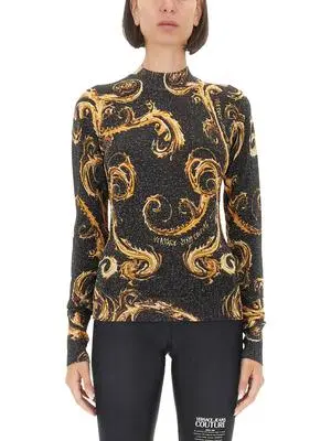 Versace Lurex Knit T-shirt - Multicolour