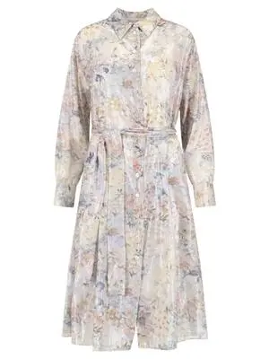 MC2 SAINT BARTH Golden Goose Maxi Shirt Dress - Multi