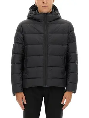 FAY Double Front Down Jacket - Black