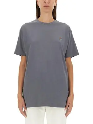 VIVIENNE WESTWOOD T-shirt With Logo - Grey