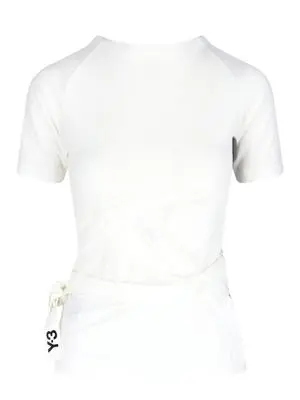 Y3 Belted T-shirt - White