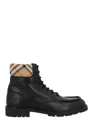 Burberry Rogue Leather Boots - Black