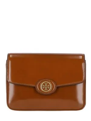 Tory Burch Logo Shoulder Bag Brown
