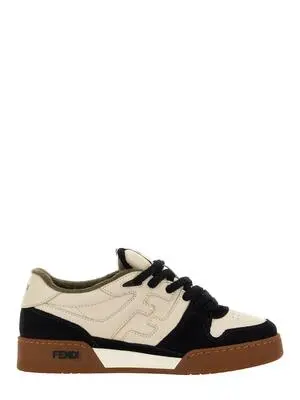 Fendi Low Top Sneakers - Black