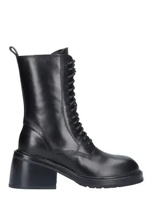ANN DEMEULEMEESTER Lace-up Combat Boots - Black