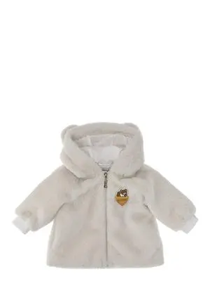 Moschino Teddy Bear Hooded Jacket - White