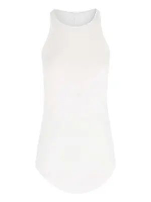 Rick Owens Viscose And Silk Tank Top - White