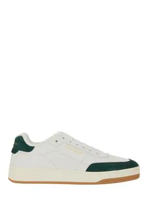 Saint Laurent Sl/61 Leather Sneaker - White