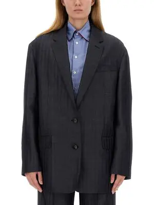 ETRO Pegasus Buttoned Oversized Jacket