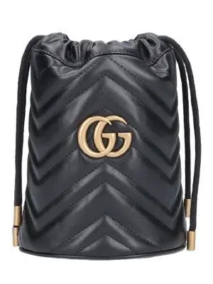 Gucci Gg Marmont Mini Bag - Black