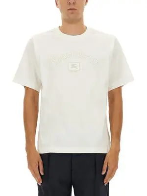 Burberry Gothic Logo T-shirt - White