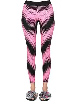 Rabanne Leggings With Logo Band - Pink