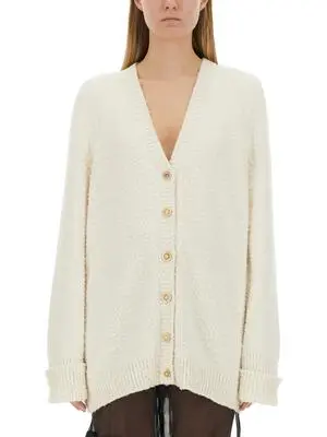 MAISON MARGIELA Oversized Cardigan - White