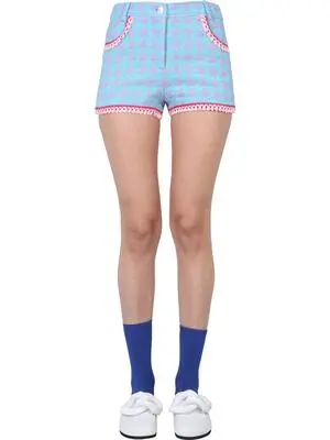Moschino Houndstooth Short - Azure