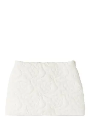 IL GUFO Quilted Skirt - White