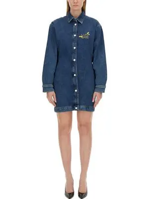 Moschino Shirt Dress - Denim