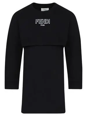 Fendi Sweater Dress - Black