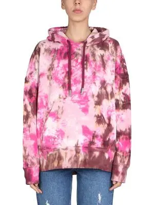 Ami Tie-dye Pattern Hoodie - Multicolour