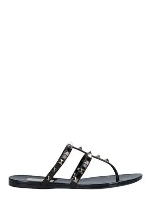Valentino Garavani Roman Studs Sandals - Black