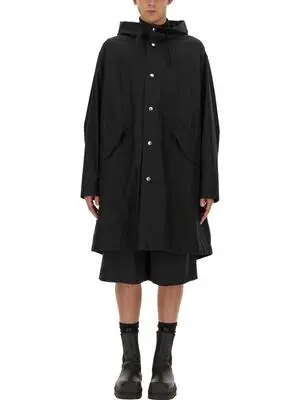 JIL SANDER Logo Parka - Black