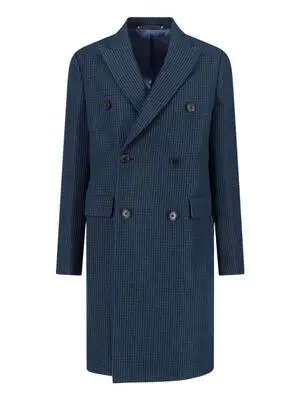 Golden Goose Double-breasted Coat - Blue