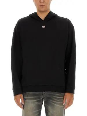 Diesel S-boxt-hood-d Sweatshirt - Black